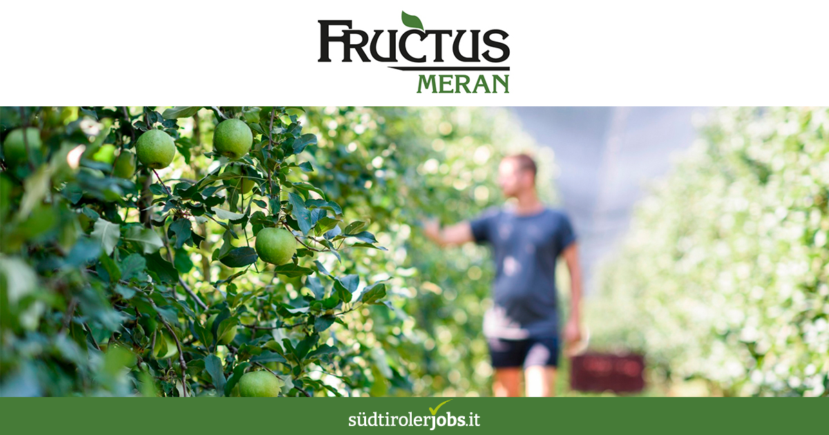 Jobs bei Fructus Meran AG | südtirolerjobs.it