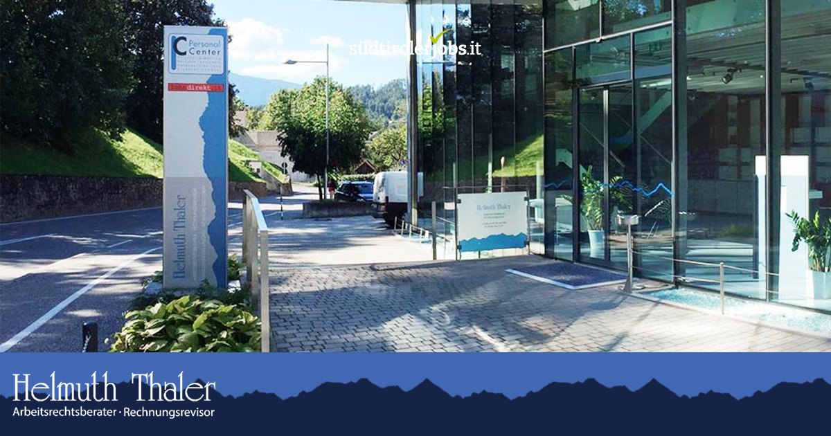 Jobs bei Helmuth Thaler GmbH | südtirolerjobs.it